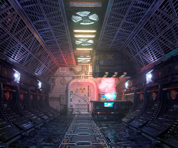 ArtStation - sci fi room | Resources