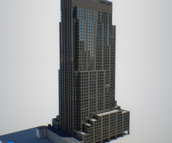 ArtStation - NYC Building 1685 Broadway Theater | Game Assets