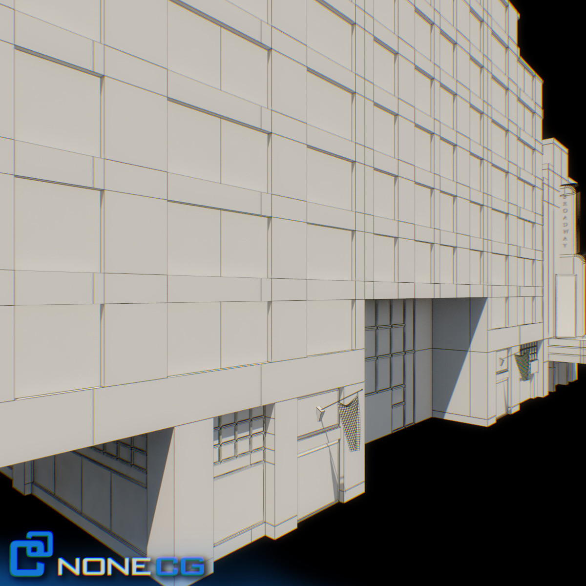 ArtStation - NYC Building 1685 Broadway Theater | Game Assets