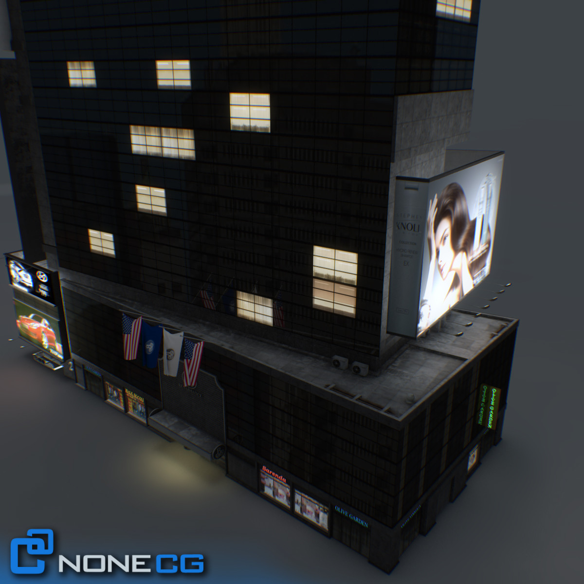 ArtStation - NYC Building Ramada Renaissance | Game Assets