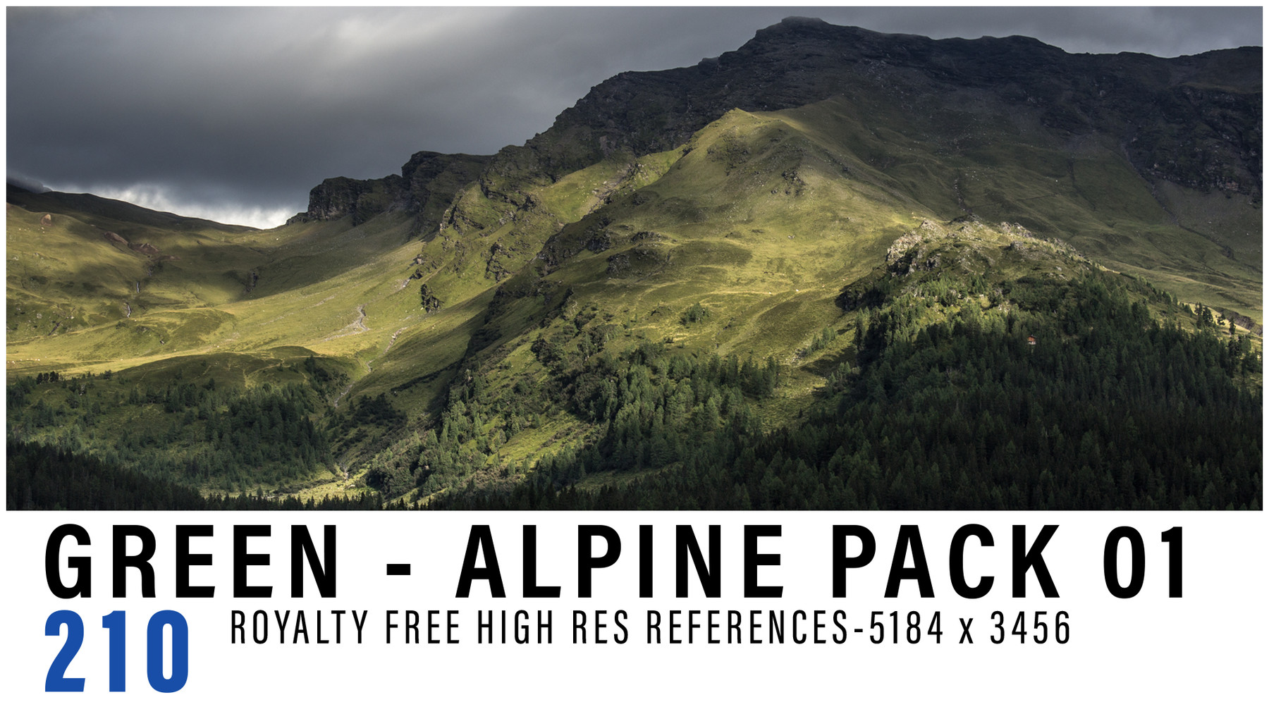 ArtStation - GREEN ALPINE PACK 01 | Resources