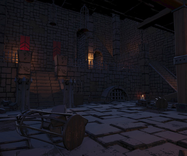ArtStation - [UE4/UE5] Medieval Stylized Dungeon Pack | Game Assets