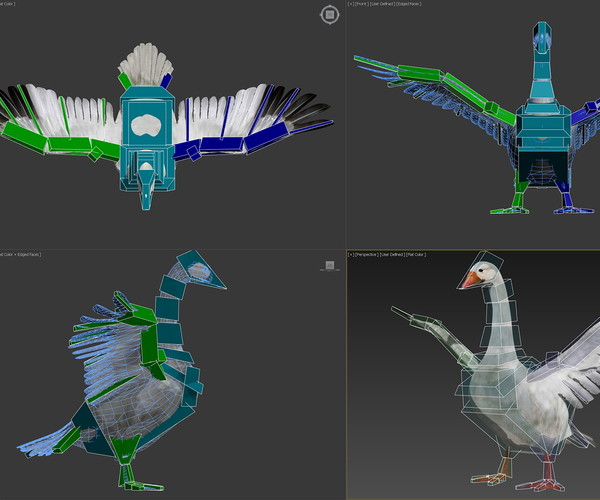 ArtStation - Animated Geese | Resources