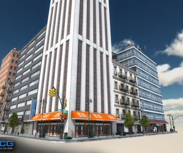 ArtStation - NYC 8-Blocks Unity | Game Assets