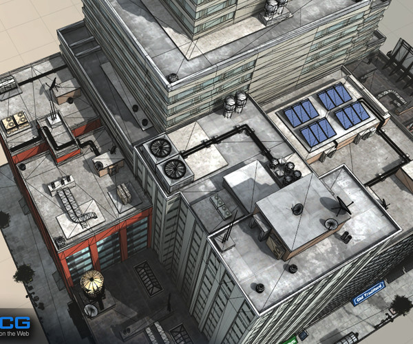 ArtStation - NYC 8-Blocks Unity | Game Assets