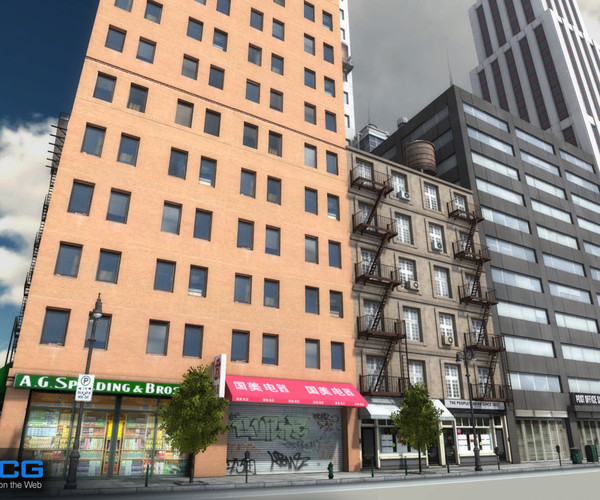 ArtStation - NYC Block #1 Unity | Game Assets