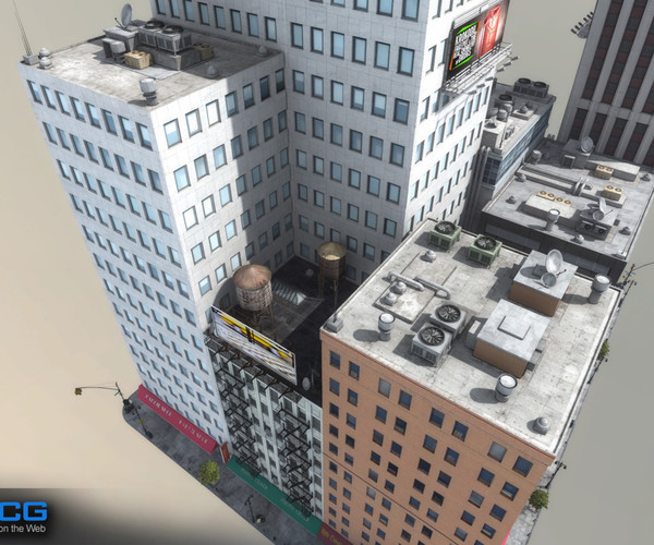 ArtStation - NYC Block #1 Unity | Game Assets