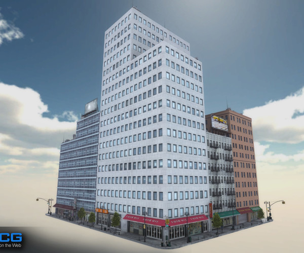 ArtStation - NYC Block #1 Unity | Game Assets