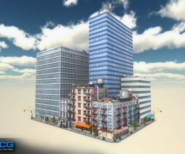 ArtStation - NYC Block #2 Unity | Game Assets