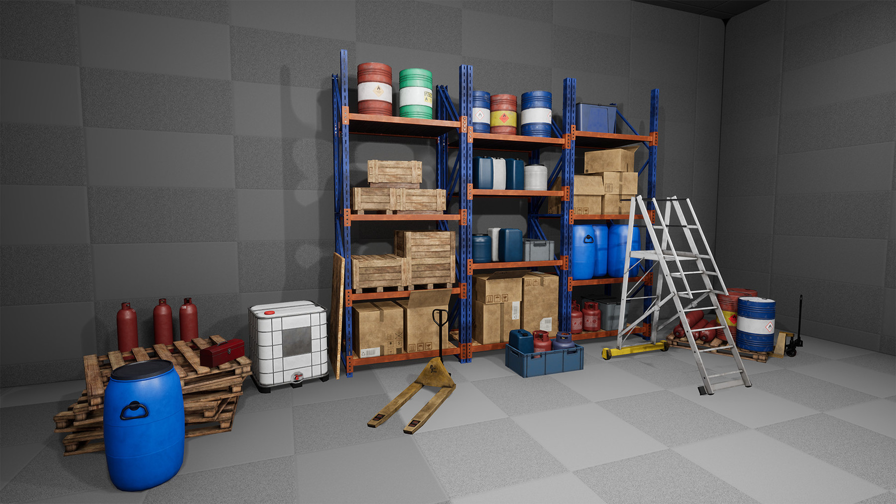 ArtStation - [UE4/UE5] Modular Warehouse Props Pack | Resources
