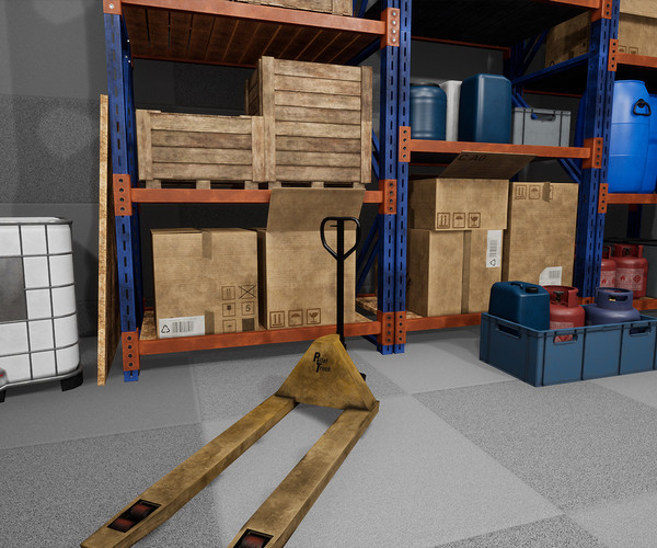 ArtStation - [UE4/UE5] Modular Warehouse Props Pack | Resources