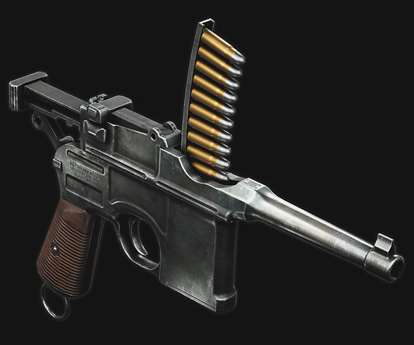 ArtStation - Mauser C96 | Game Assets