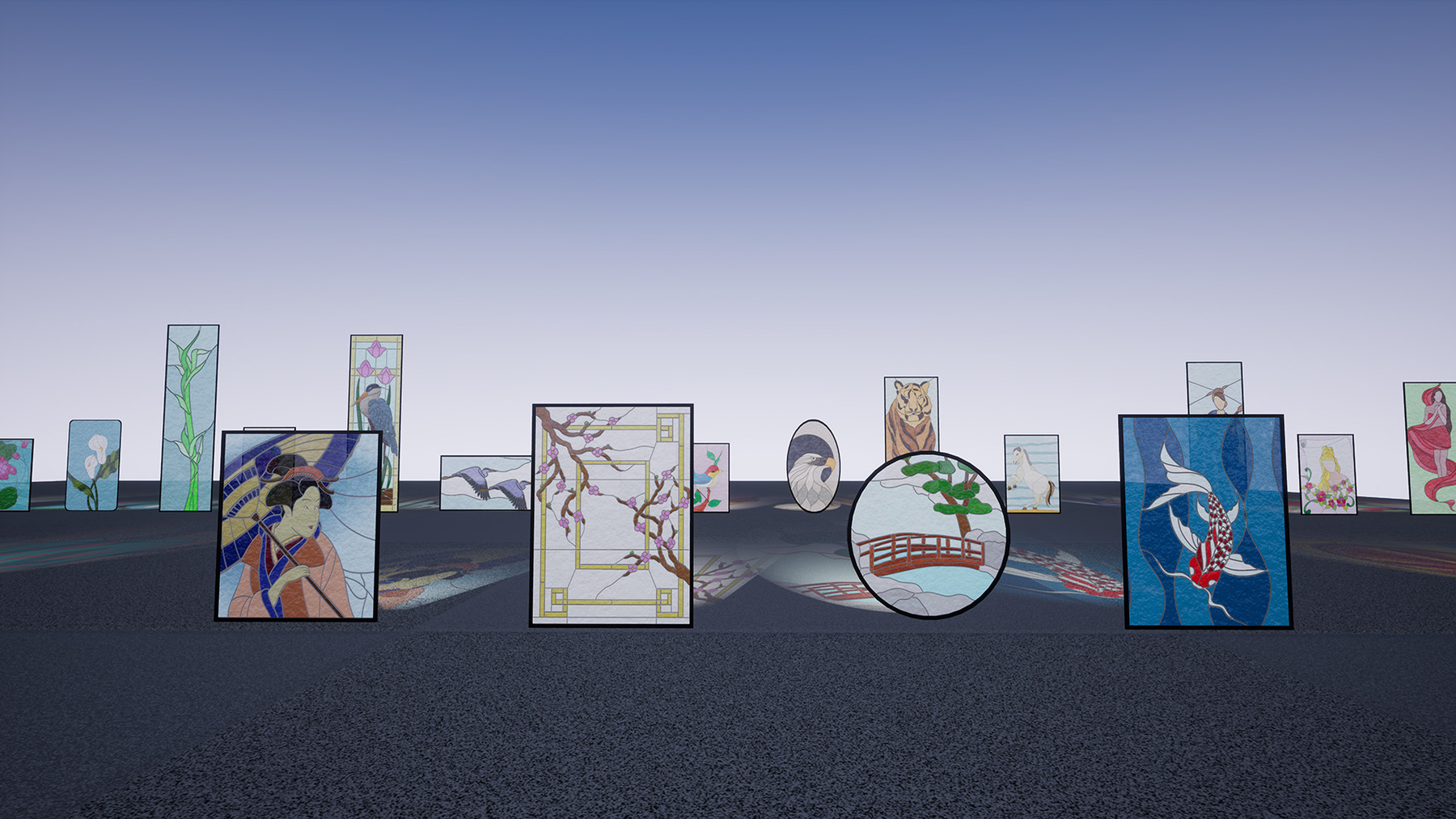 ArtStation - [UE4/UE5] Stained Glass Pack | Game Assets