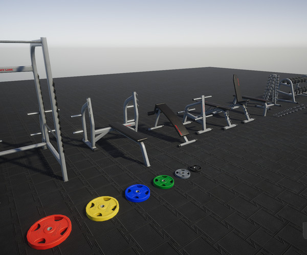 ArtStation - Gym Props PACK 01 | Resources