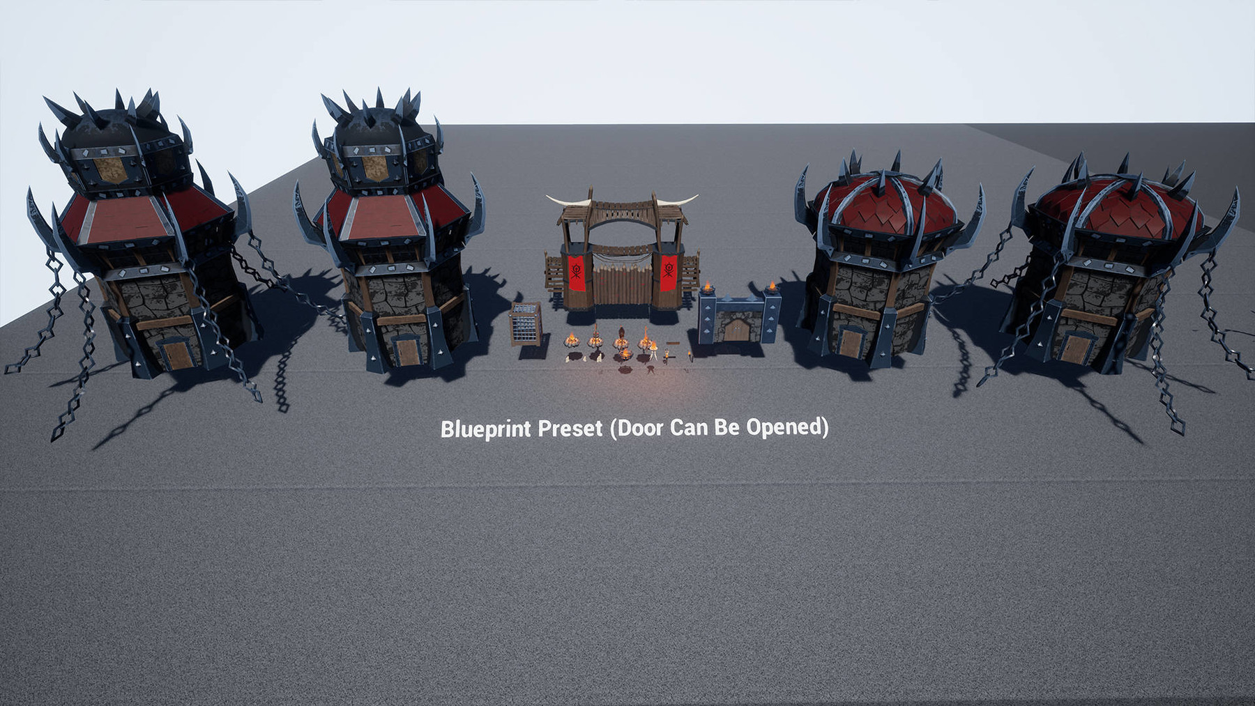 ArtStation - [UE4/UE5] Stylized Orc Village | Game Assets