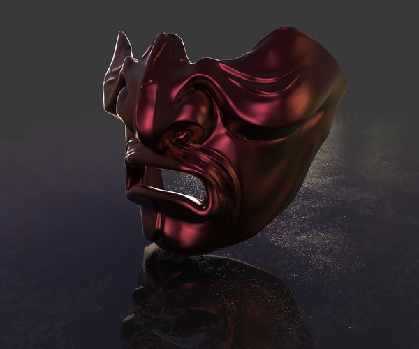 ArtStation - Mempo Japanese Mask | Resources