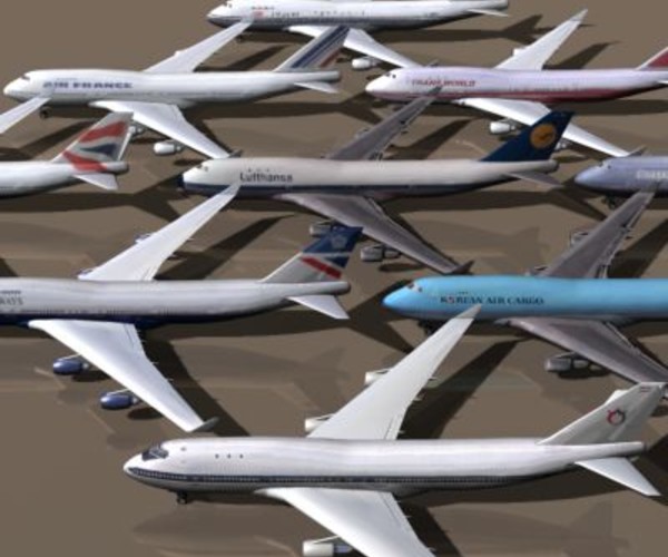 ArtStation - Pack – 747 Collection | Resources