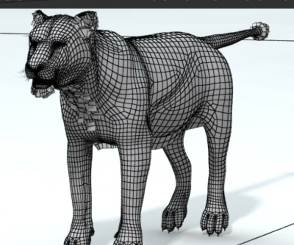 ArtStation - Animated Lion | Resources