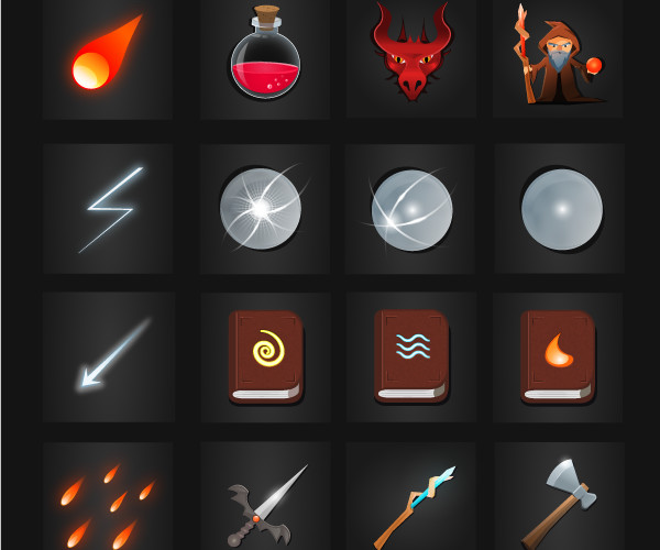 ArtStation - RPG icons mini pack | Game Assets