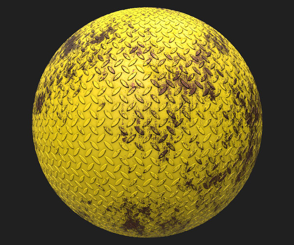 ArtStation - PBR Metal Floor Paint Rusted Texture | Game Assets