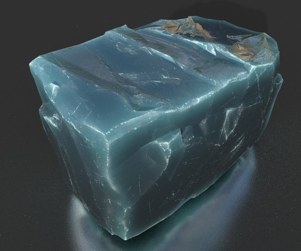ArtStation - Low poly Ice Block Pack 3D Model Collection | Game Assets