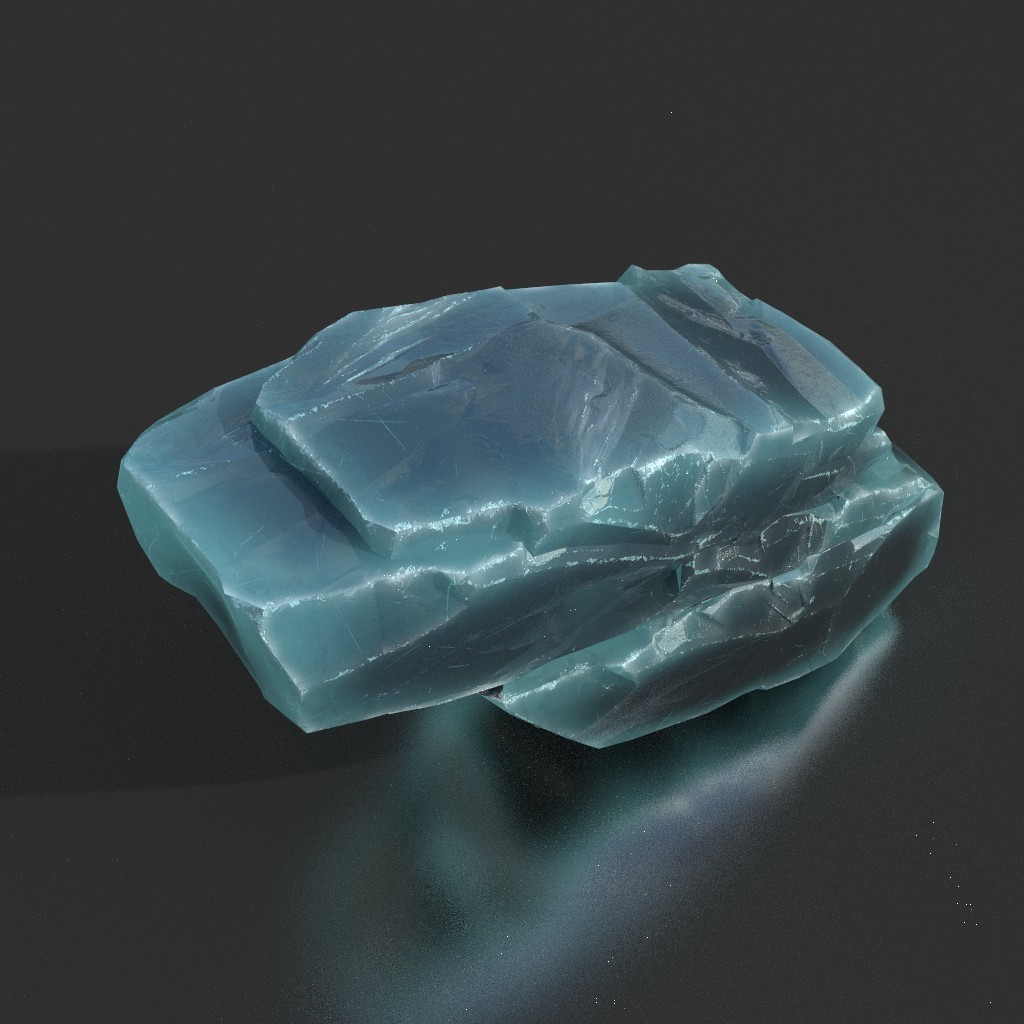 ArtStation - Low poly Ice Block Pack 3D Model Collection | Game Assets