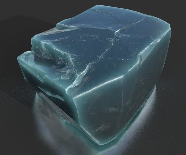 ArtStation - Low poly Ice Block Pack 3D Model Collection | Game Assets