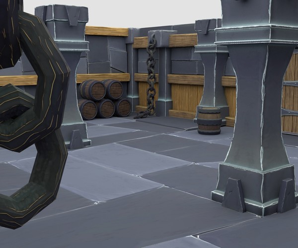 ArtStation - Stylized Dungeon | Resources