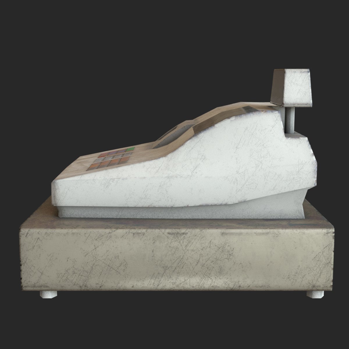 ArtStation - Cash register Low-poly 3D model | Resources