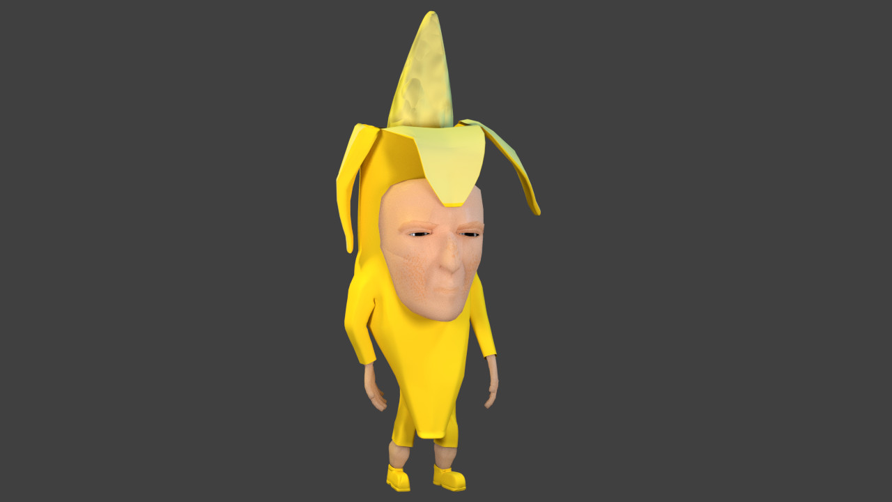 ArtStation - Human Banana Character | Resources