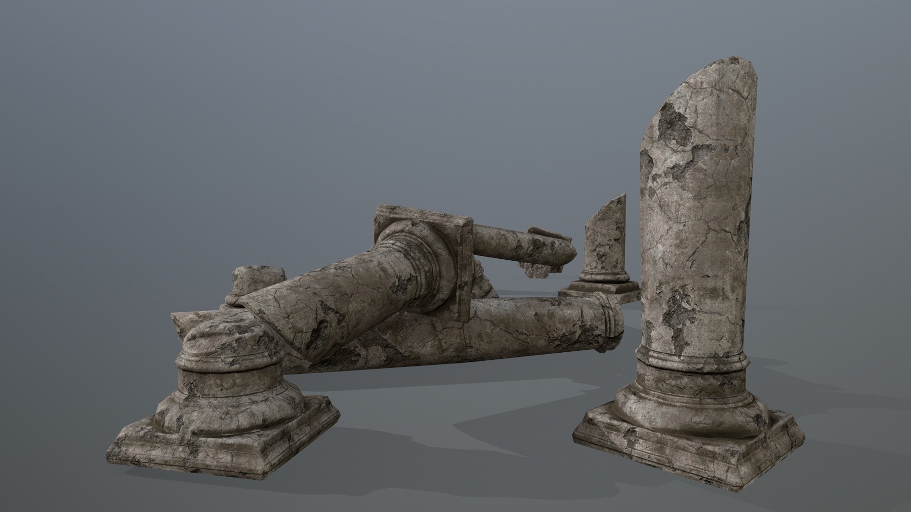 ArtStation - Broken_Column_Set | Resources