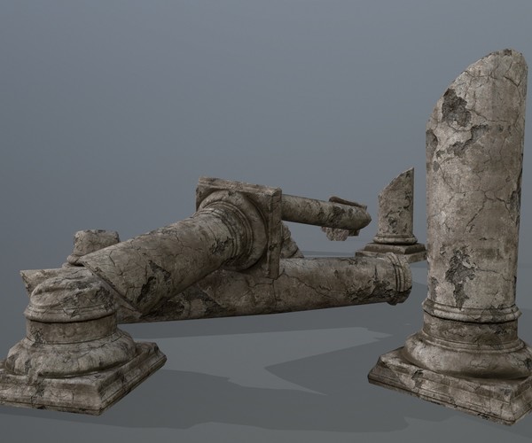 ArtStation - Broken_Column_Set | Resources