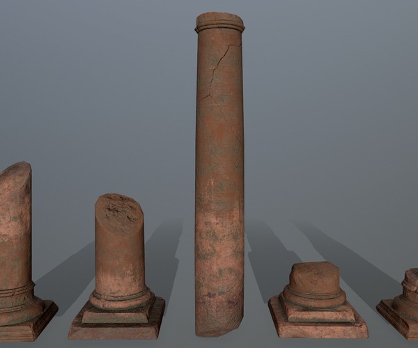 ArtStation - Broken_Column_Set | Resources