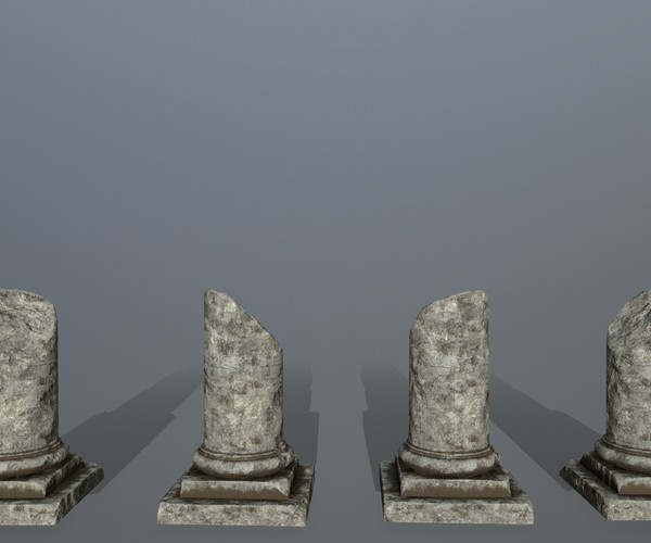 ArtStation - Broken_Column_Set | Resources