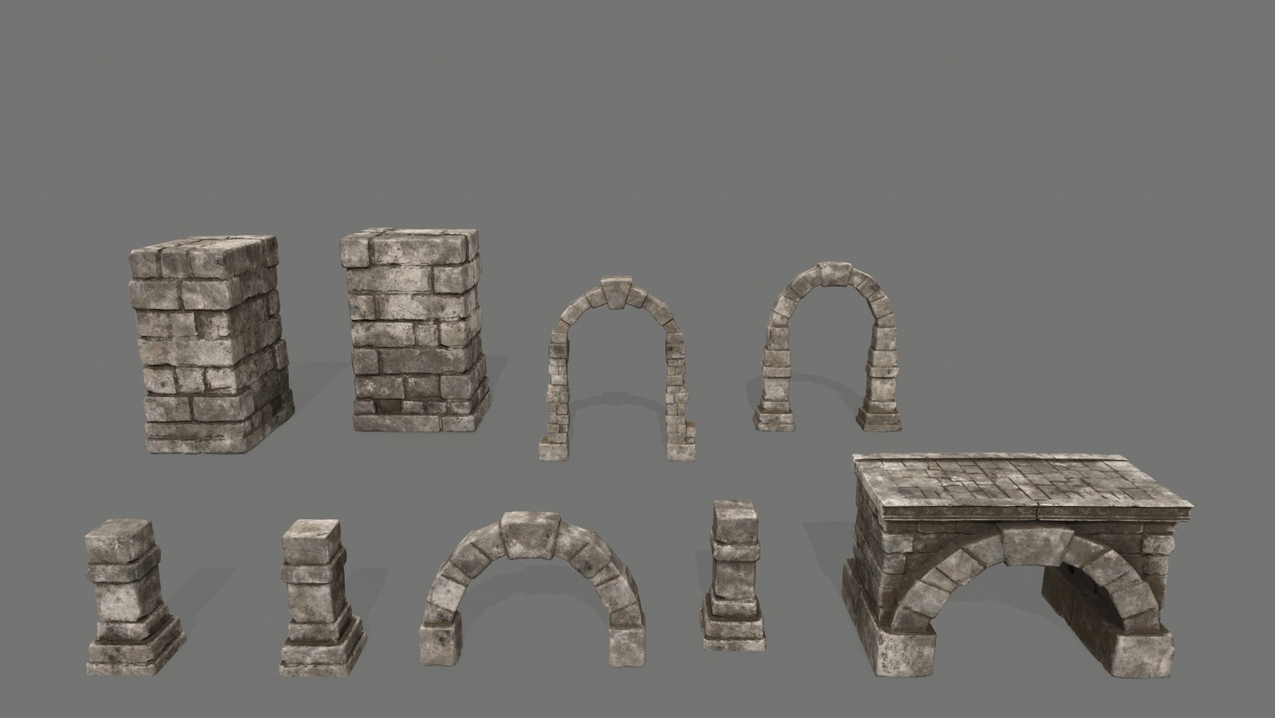 ArtStation - old ruin set | Resources