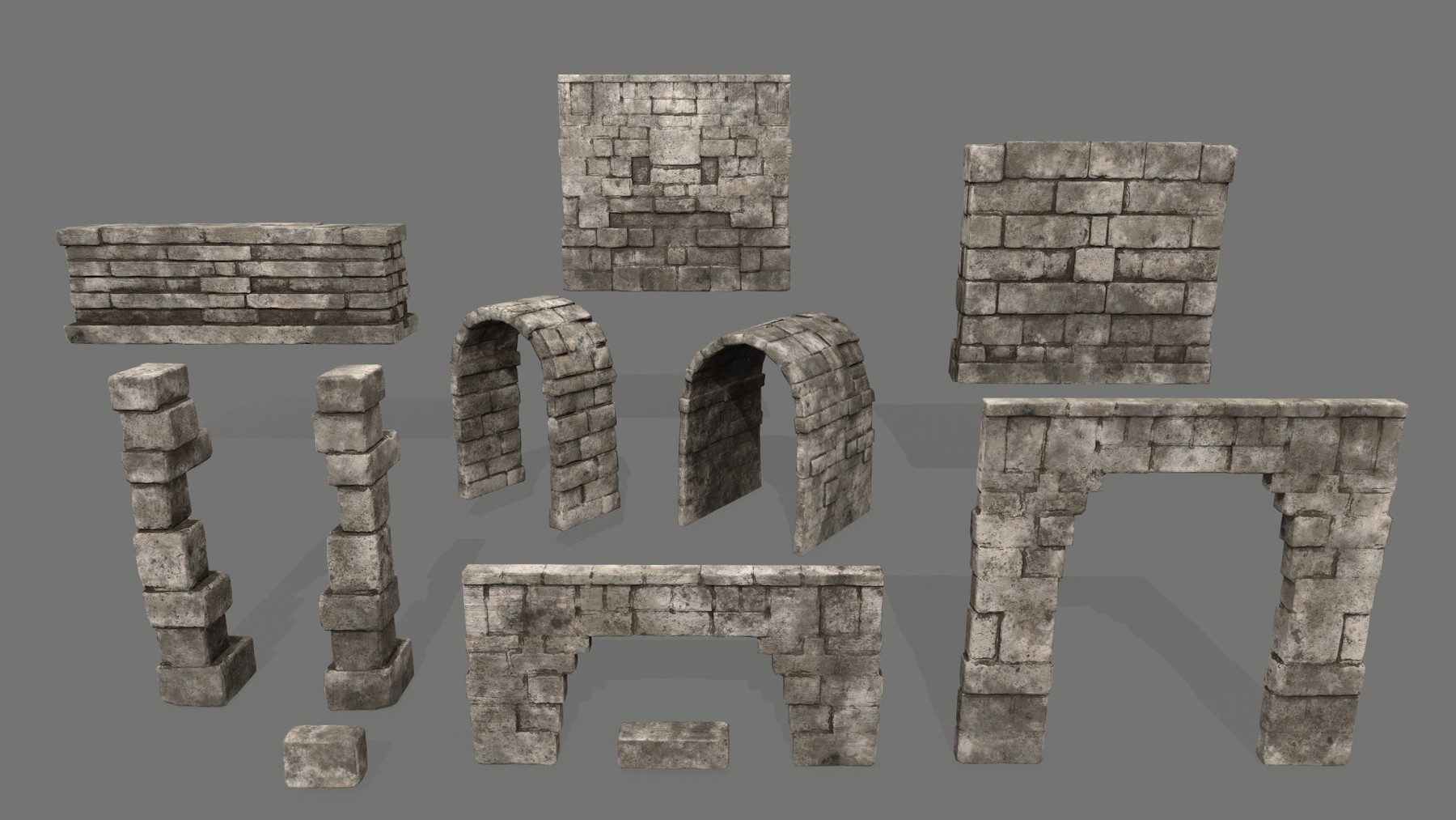 ArtStation - old ruin set | Resources