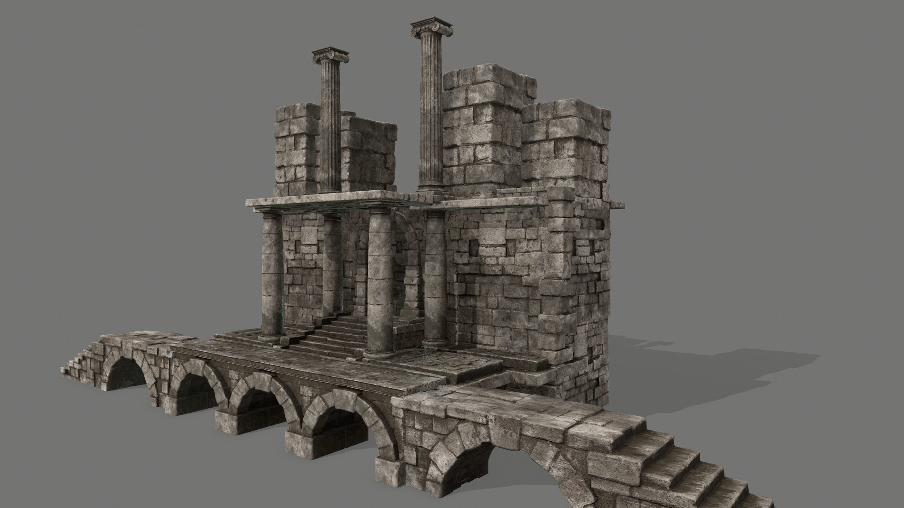 ArtStation - old ruin set | Resources