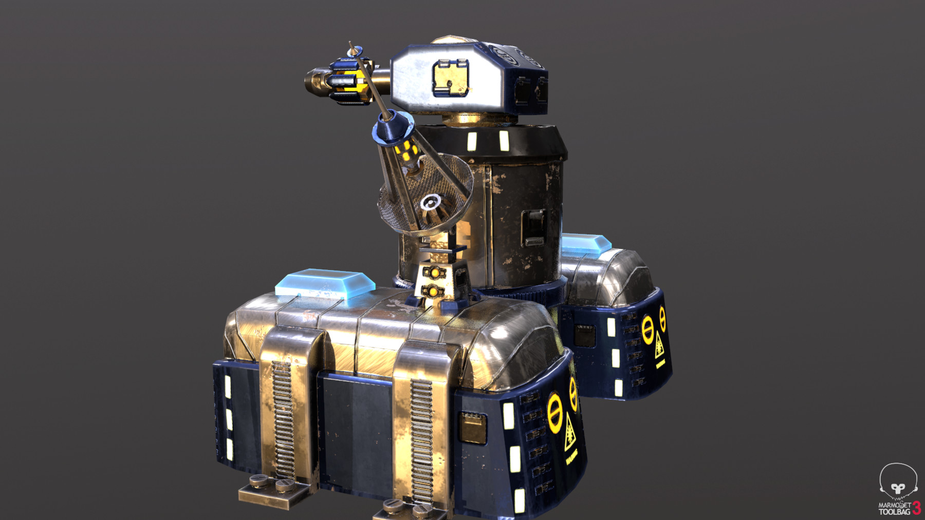 ArtStation - Sci-Fi Laser Tower | Game Assets