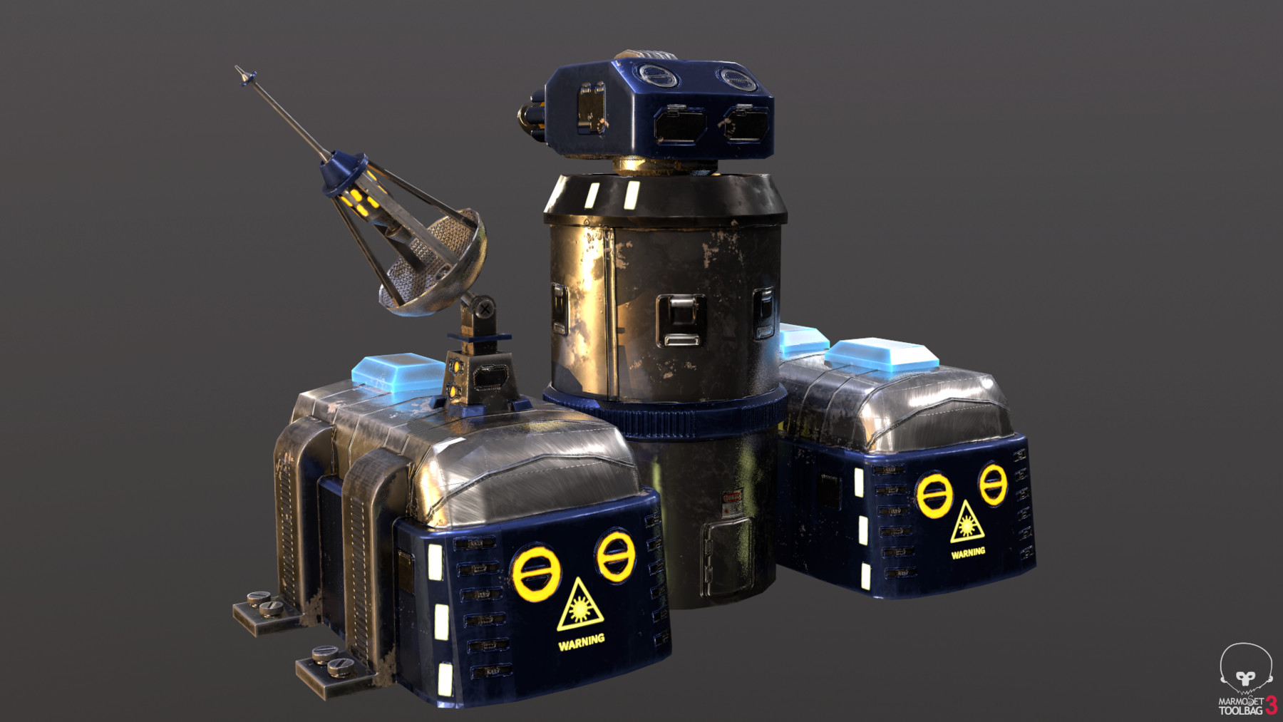 ArtStation - Sci-Fi Laser Tower | Game Assets