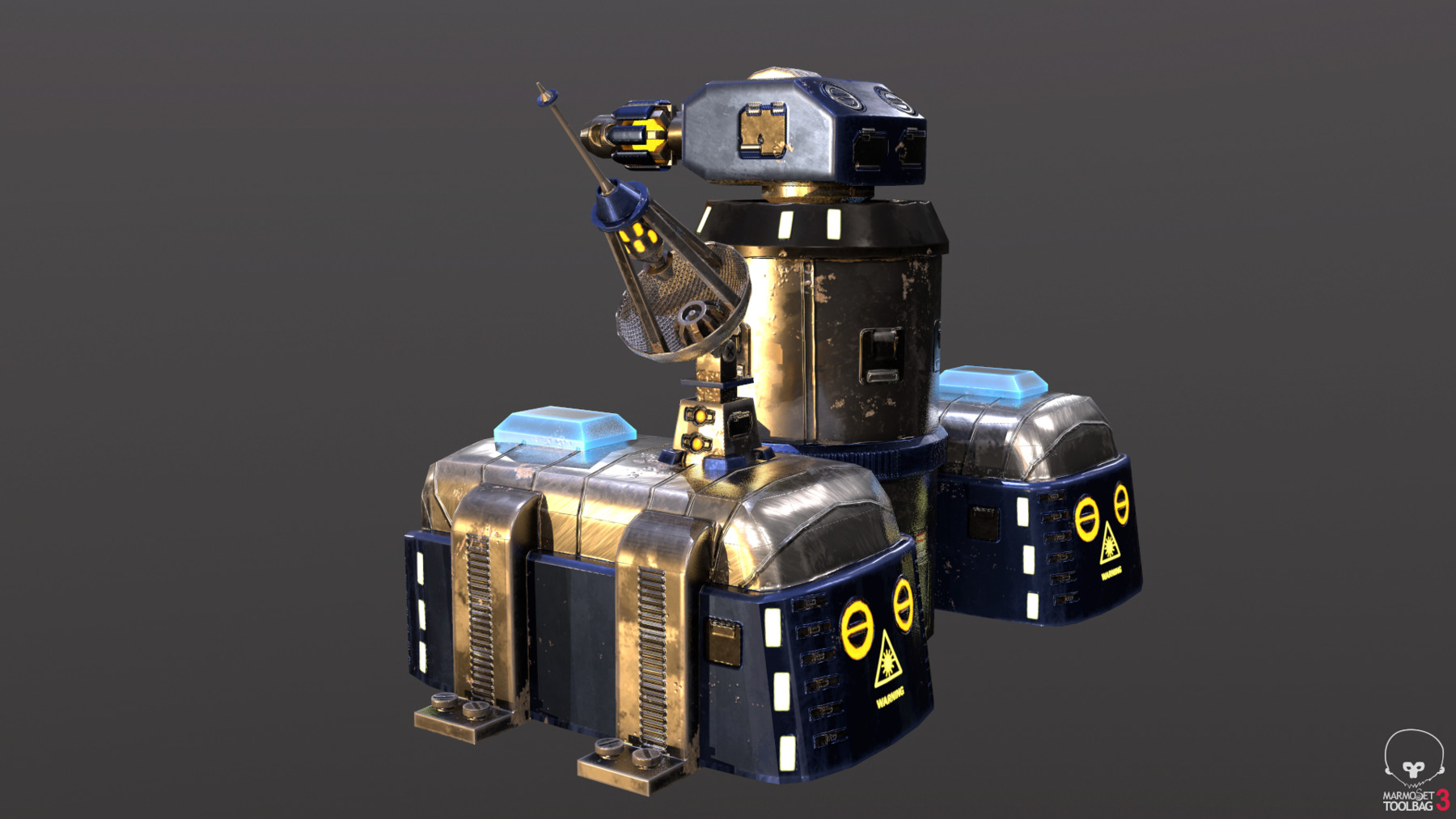 ArtStation - Sci-Fi Laser Tower | Game Assets