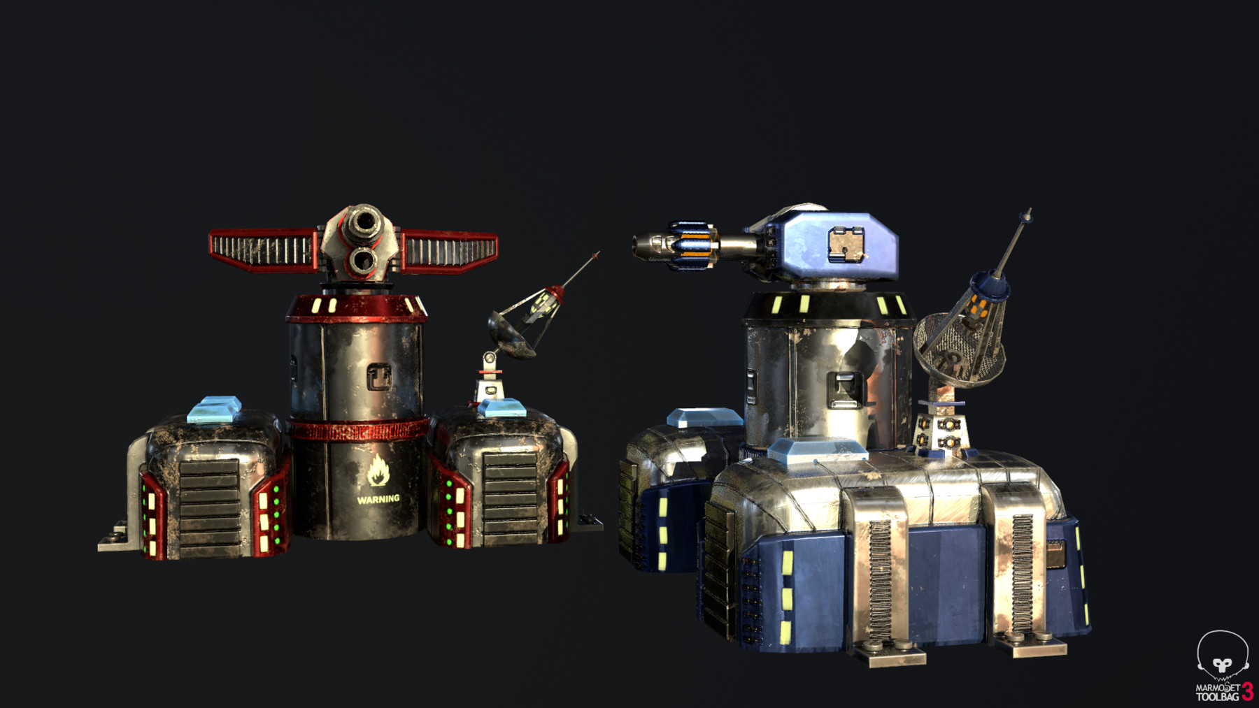 ArtStation - Sci-Fi Towers Pack | Game Assets