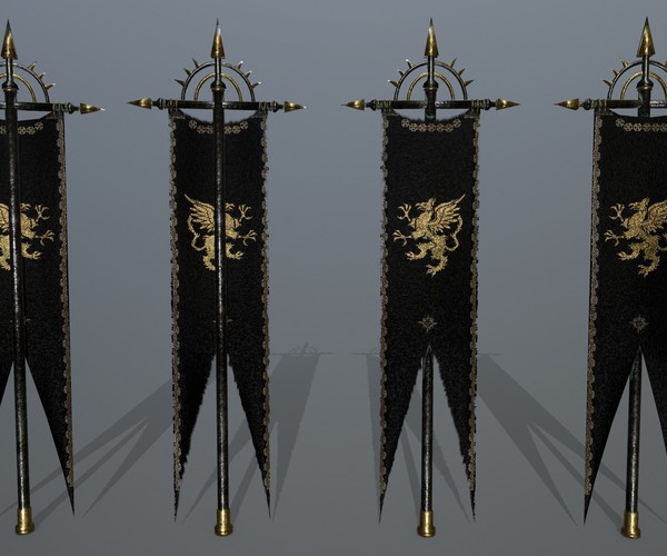 ArtStation - flag set | Game Assets