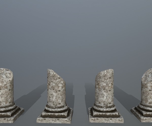 ArtStation - Broken_Column_Set | Resources