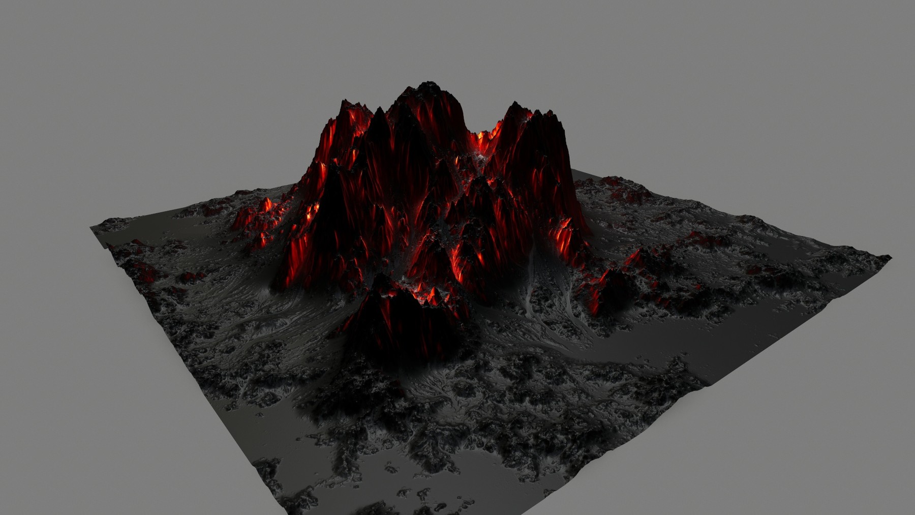 ArtStation - lava mountain | Resources