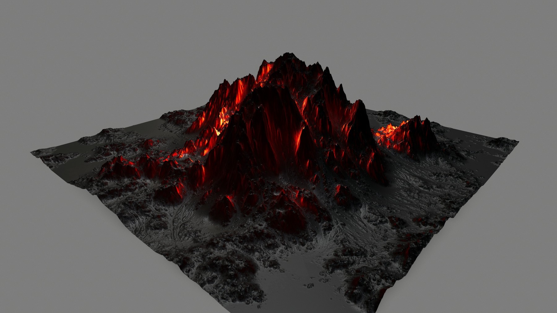 ArtStation - lava mountain | Resources