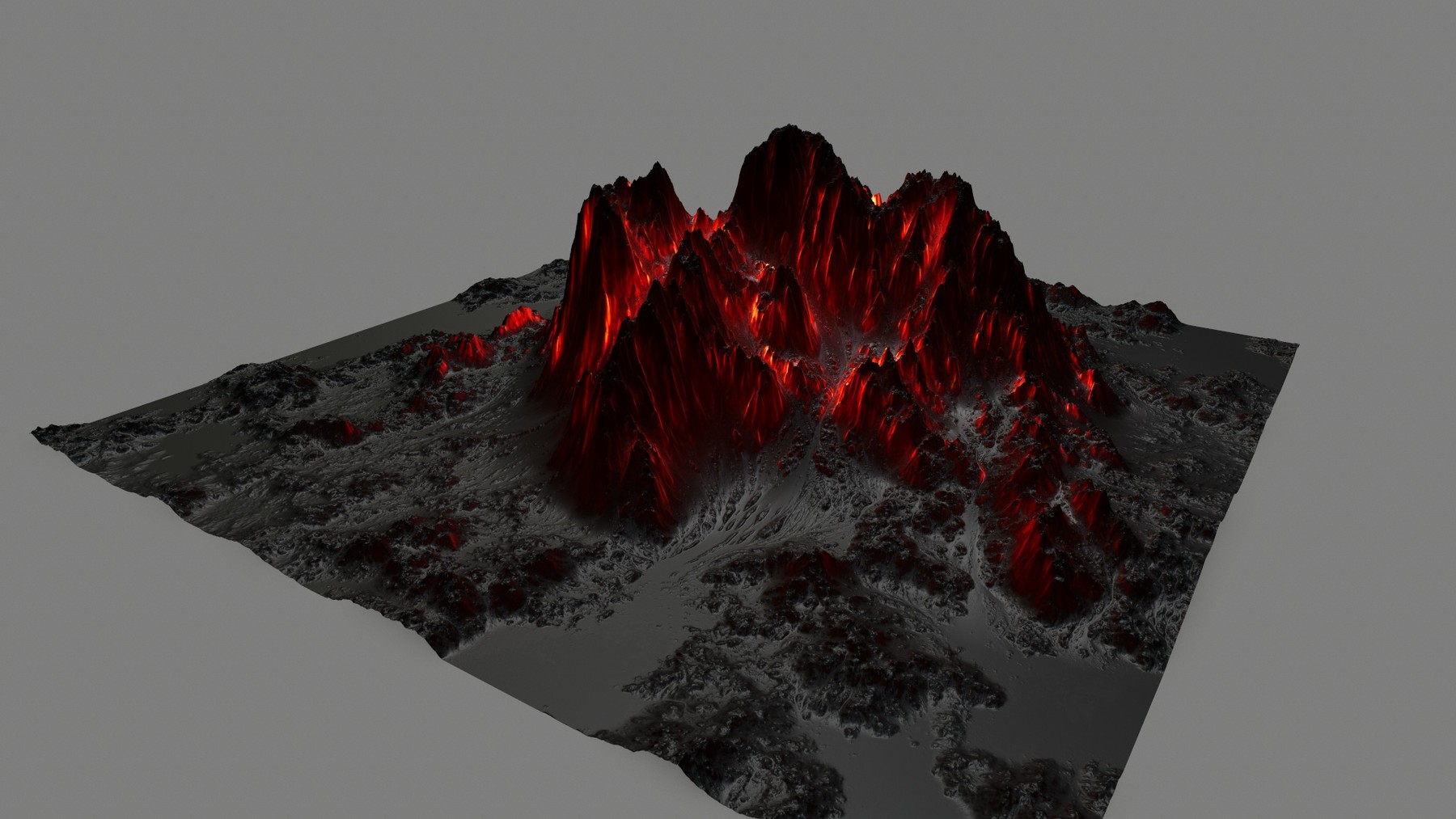 ArtStation - lava mountain | Resources