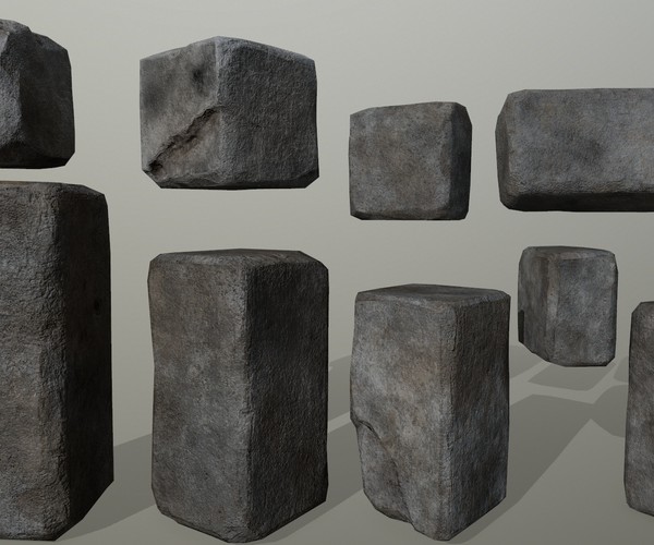 ArtStation - stone set | Resources