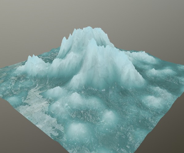 ArtStation - ice mountain | Resources