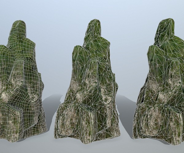 ArtStation - mossy rocks | Resources