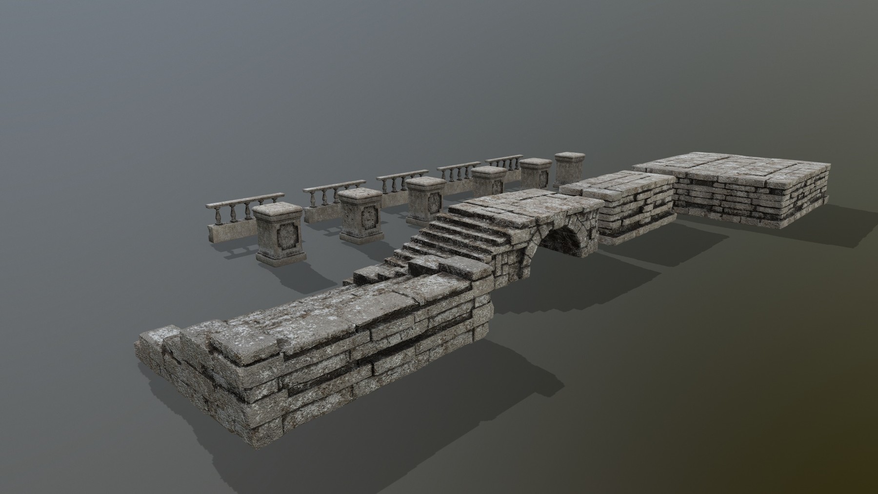 ArtStation - ruin set | Resources